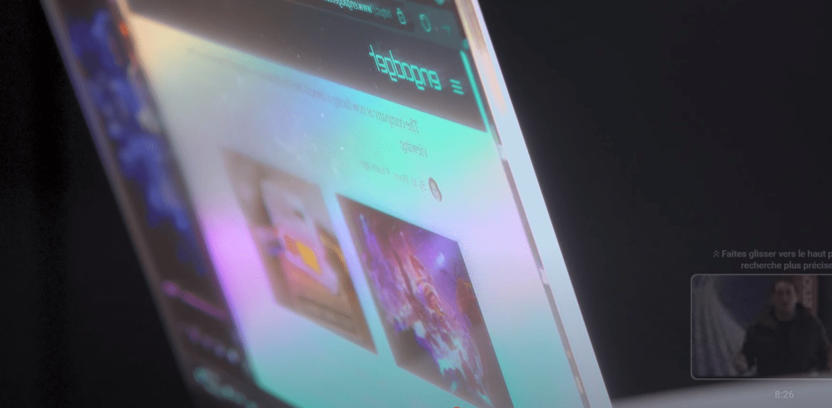 Lenovo’s Project Crystal is the first laptop in the world with a transparent microLED display ...